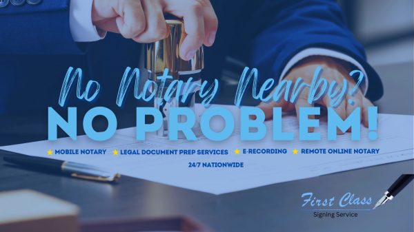 Georgia Mobile Notary - Loans, Wills, & More! | First Class Signing Service