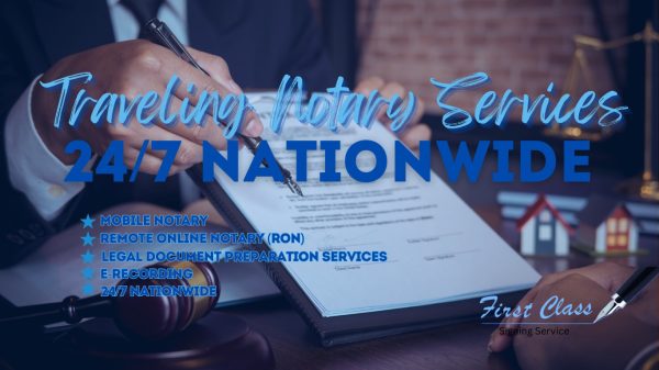 Mobile Notary & Remote Online Notarization | Iowa | First Class Signing ...