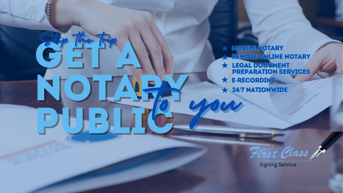 Wisconsin Mobile Notary & Remote Online Notarization | First Class ...